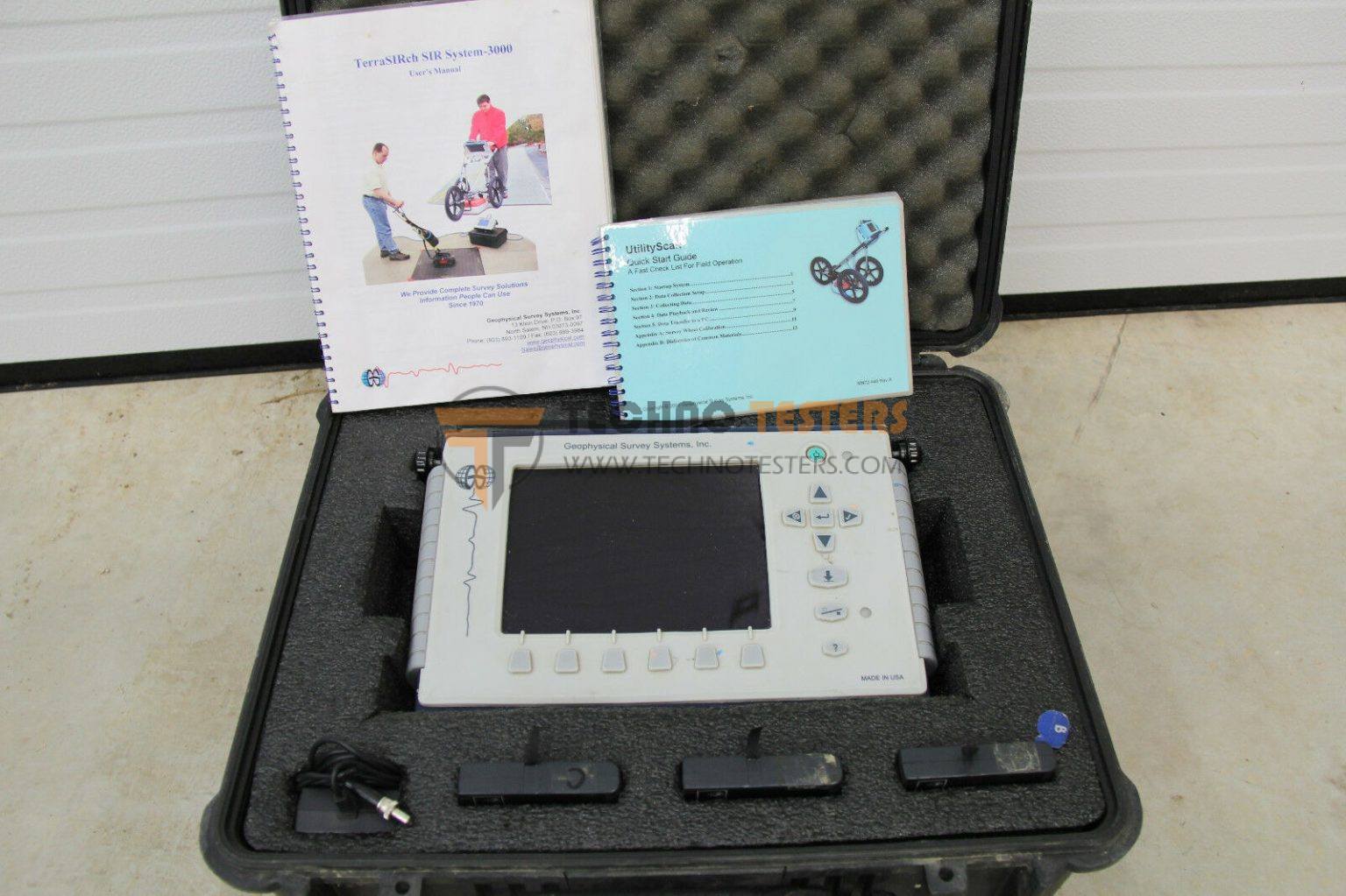 GSSI SIR 3000 Utility Scan 400mhz Ground Penetrating Radar - Techno Testers