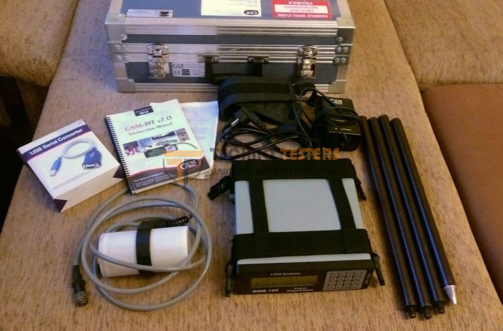 Magnetometer GEM Systems GSM-19T(W) walking mode - Techno Testers