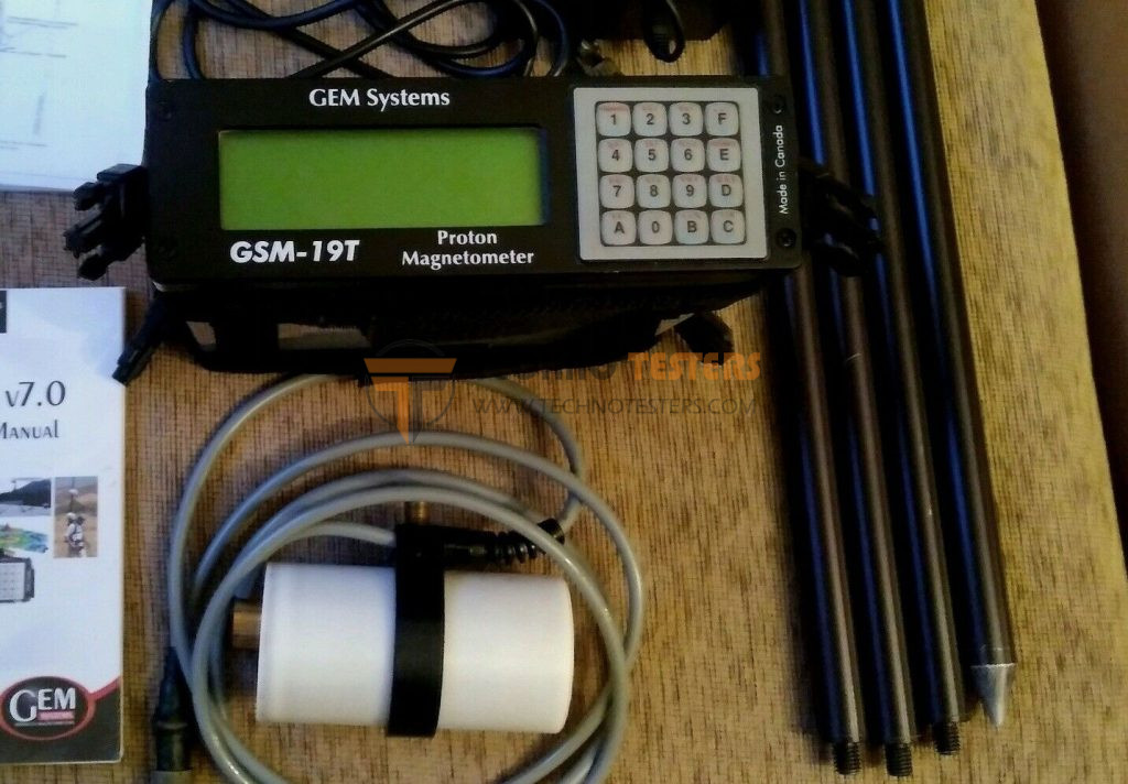 Magnetometer GEM Systems GSM-19T(W) walking mode - Techno Testers