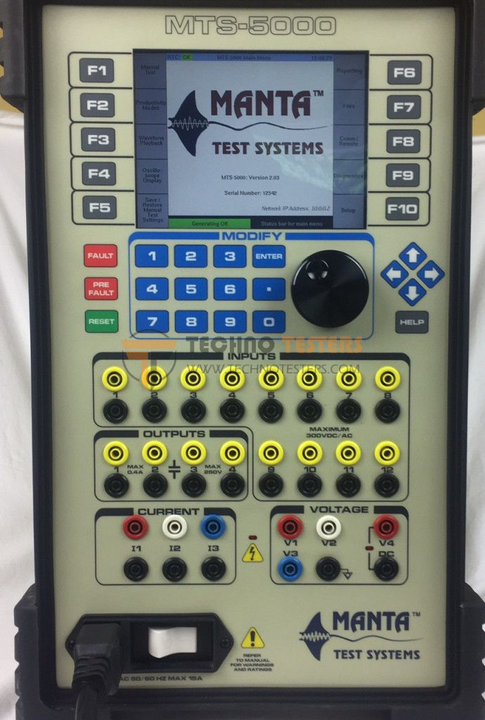 Doble Manta MTS-5000 all in one relay test system - Techno Testers