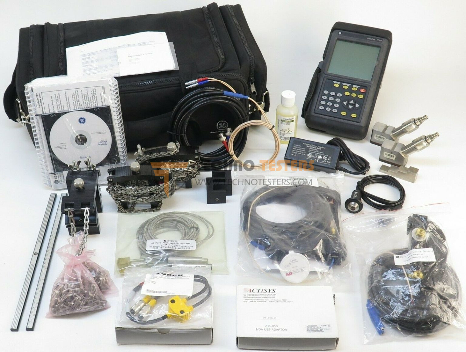 GE Panametrics TransPort PT878-01 Gas Flow Meter - Techno Testers