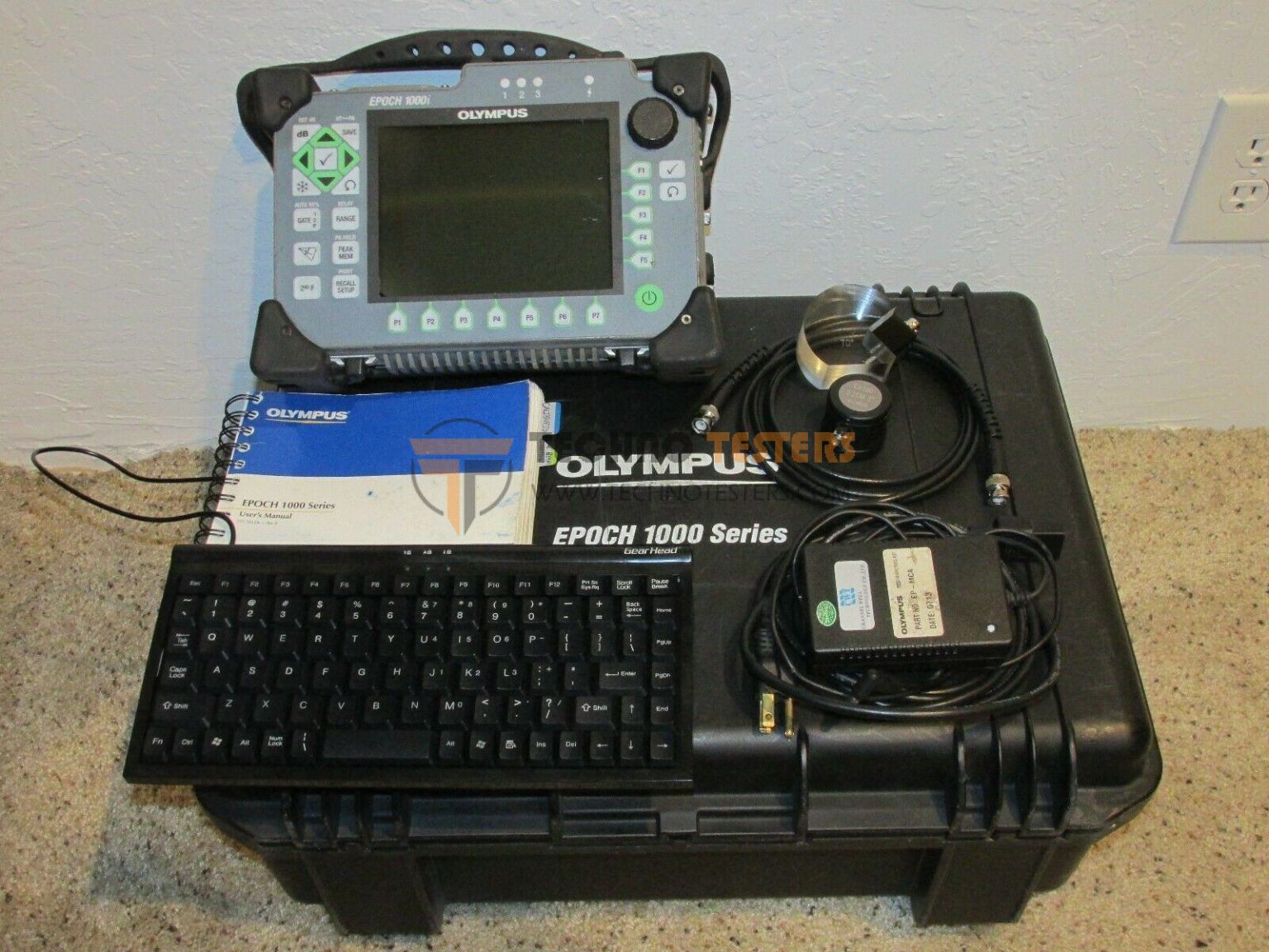 Olympus EPOCH 1000 Ultrasonic Weld Flaw AWS D1.1 +Transducers Phase ...