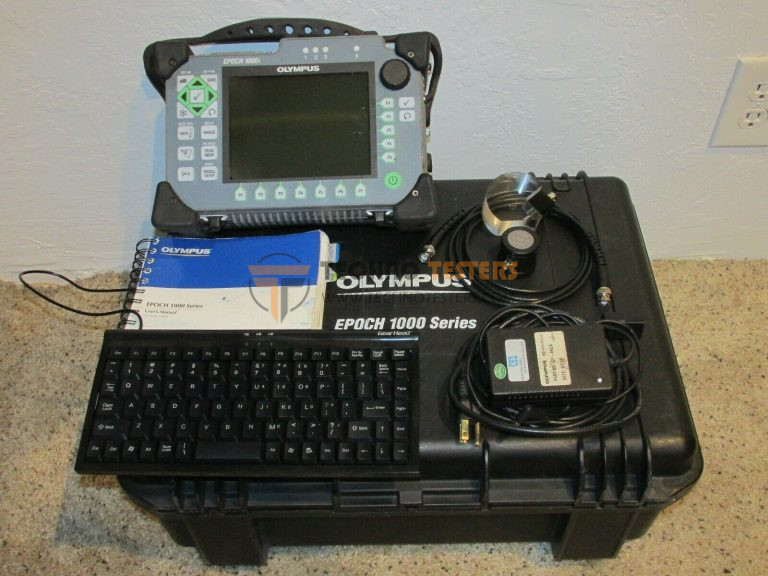 Olympus EPOCH 1000 Ultrasonic Weld Flaw AWS D1.1 +Transducers Phase ...
