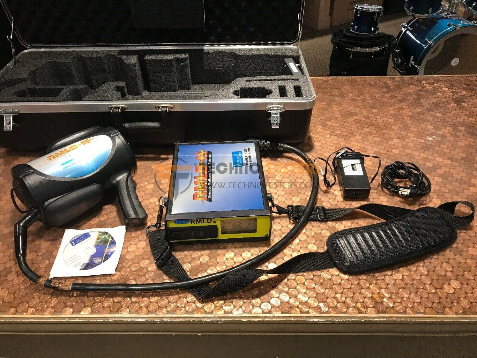 RMLD IS REMOTE METHANE LEAK DETECTOR WITH CASE - Techno Testers